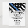 Law Enforcement Police Department Retirement Party Invitation | Zazzle
