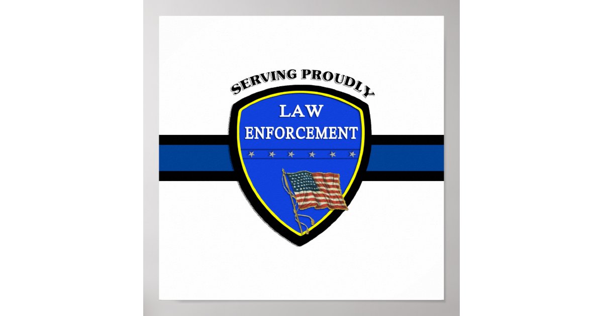 Law Enforcement Police Poster | Zazzle
