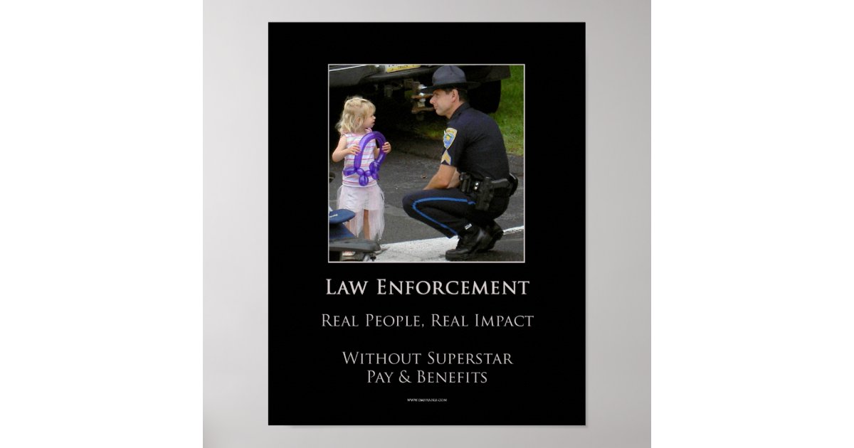 Law Enforcement Poster | Zazzle