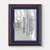 Law Enforcement Retirement Award Plaque | Zazzle