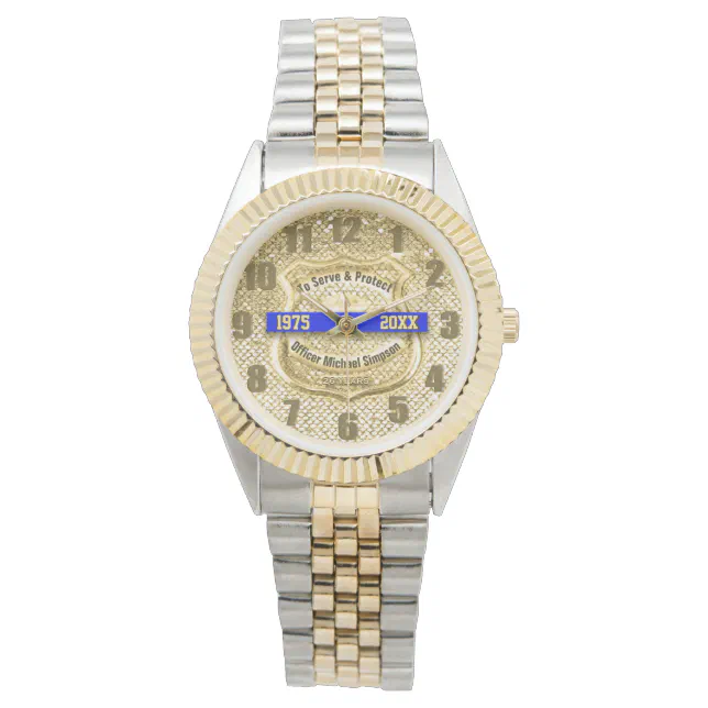 Law Enforcement Retirement Watch | Zazzle