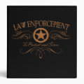 Law Enforcement Western Binder | Zazzle
