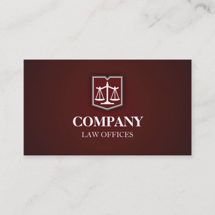 Law Firm Professional Business Card | Zazzle.com