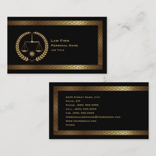 Law & Legal Business Card | Zazzle
