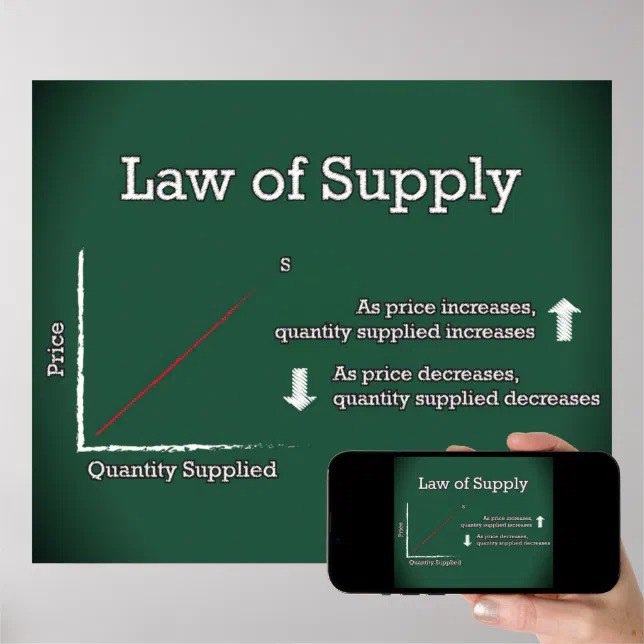 Law of Supply *UPDATED* Poster | Zazzle