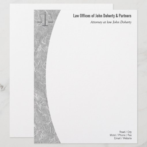 LAW OFFICES Letterhead | Zazzle