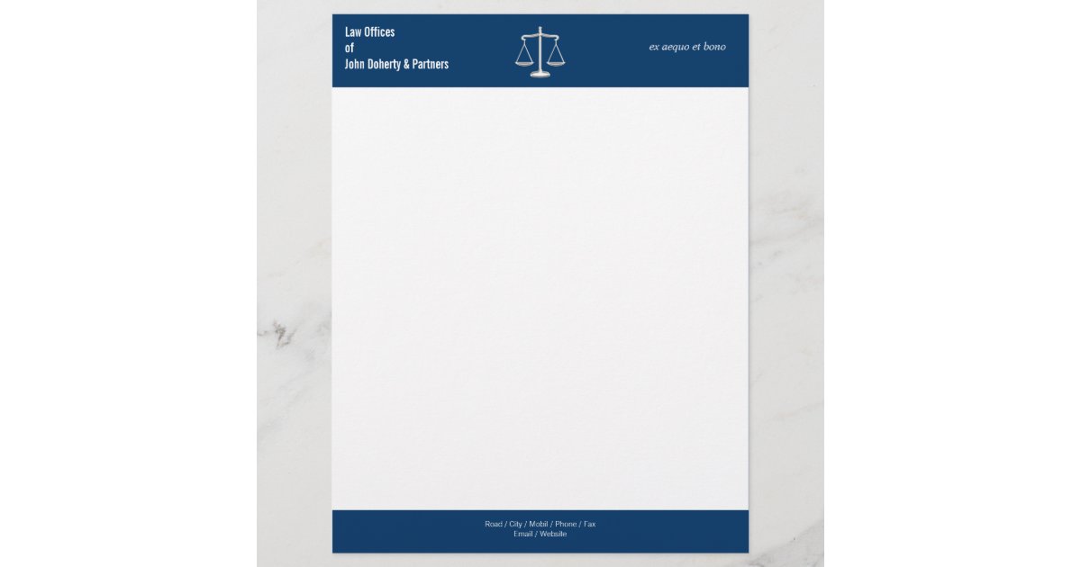 LAW OFFICES Letterhead | Zazzle