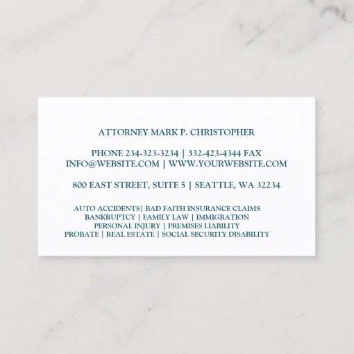 Law Scale Business Card | Zazzle