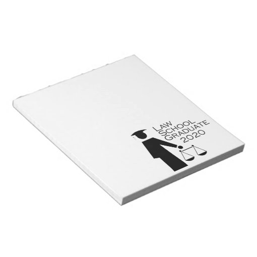 Law School Graduate 2020 Notepad | Zazzle