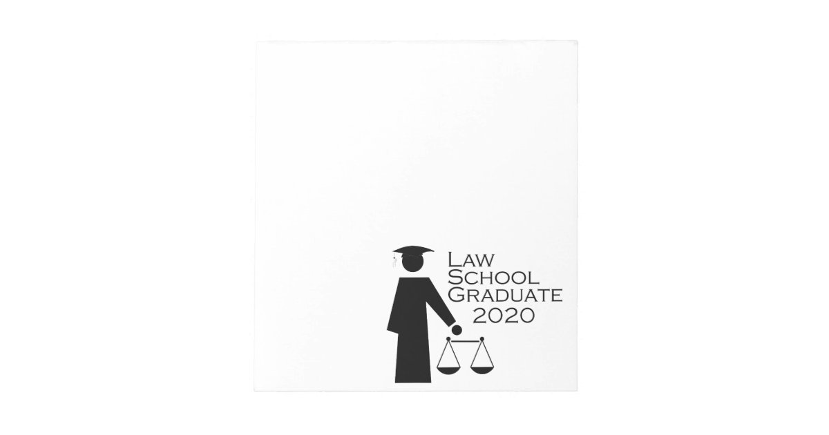 Law School Graduate 2020 Notepad | Zazzle