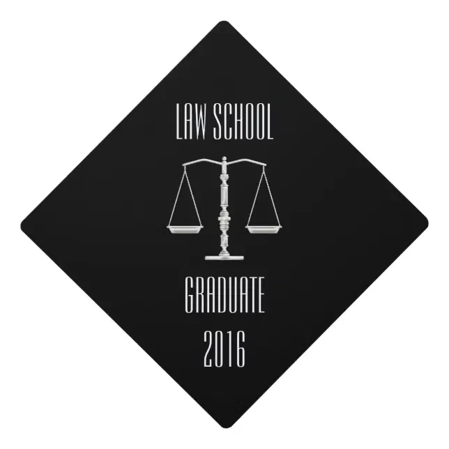 Law School GRADUATE Graduation Cap Topper | Zazzle