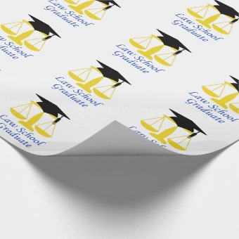 Law School Graduate Wrapping Paper | Zazzle