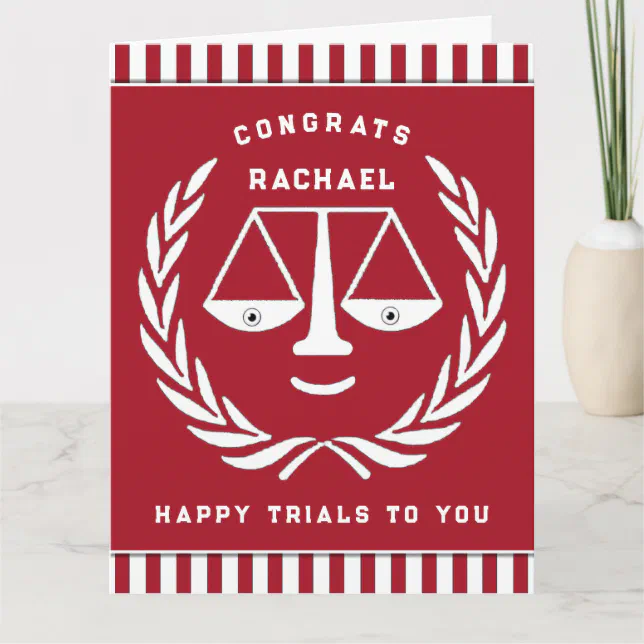 Law School Graduation Card | Zazzle