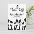 Law School Hats Off Grad Photo Graduation Party Invitation | Zazzle
