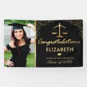 Law School Photo Graduation Party Banner | Zazzle