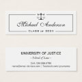 Law School Student Name Card Insert Card | Zazzle