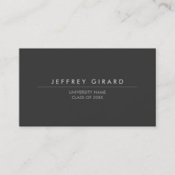 LAW STUDENT MODERN BUSINESS CARD | Zazzle
