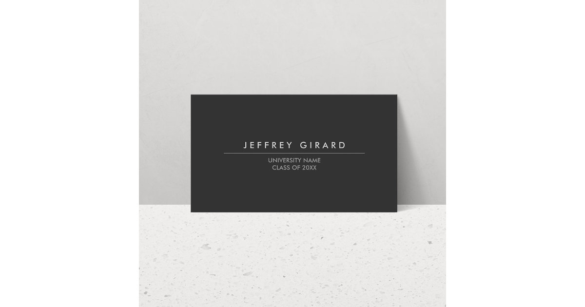 LAW STUDENT MODERN BUSINESS CARD | Zazzle