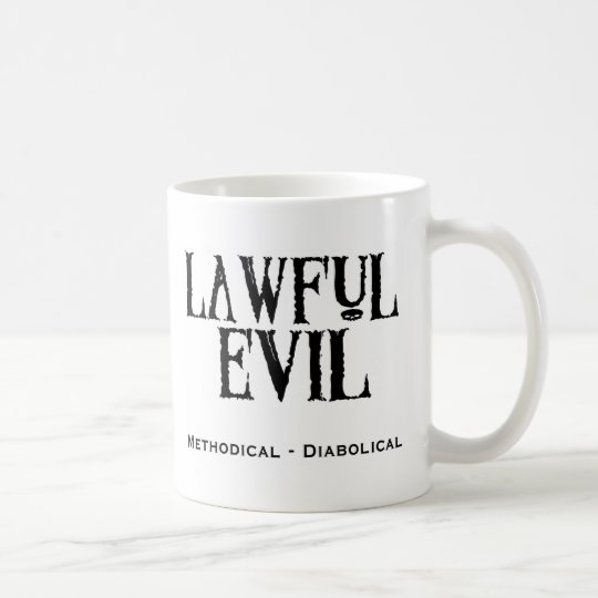"Lawful Evil" Coffee Mug | Zazzle.com
