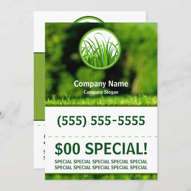 Lawn Care 5x7 Flyer Invitation | Zazzle