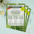 Lawn Care 8.5 x 11 Coupon Promotion Business Flyer | Zazzle