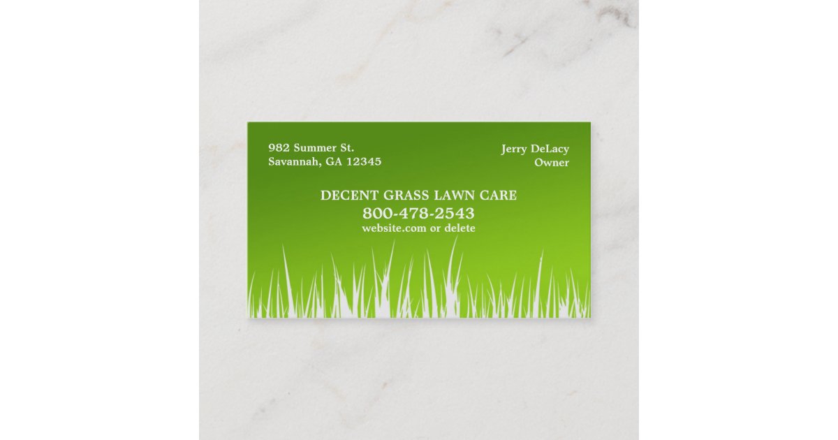 Lawn Care Business Cards Zazzle lawn-care-business-cards-zazzle