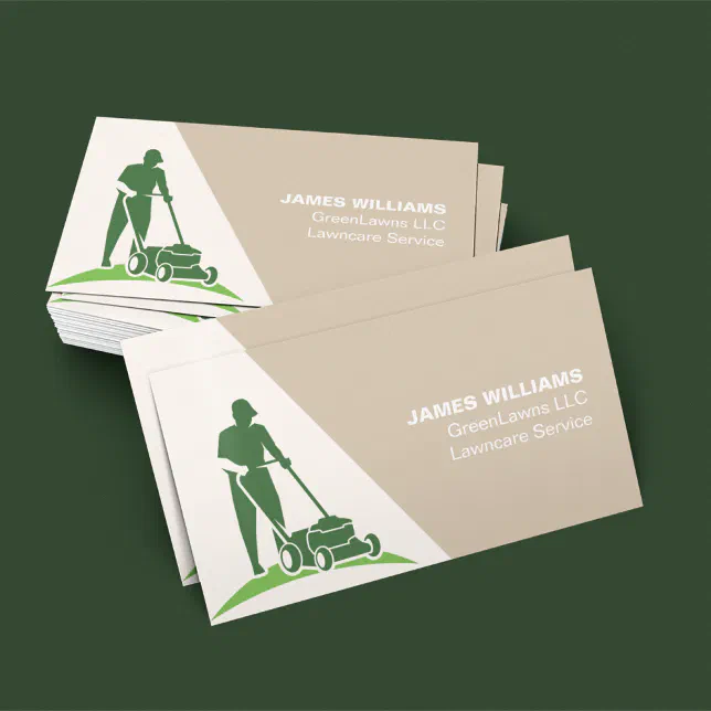 Lawn Care Grass Business Card | Zazzle