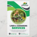 Lawn Care Grass Mowing Mulching Yard Landscaping Flyer | Zazzle