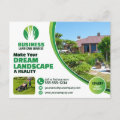 Lawn Care Landscaping Mowing Grass Tree Service Postcard | Zazzle