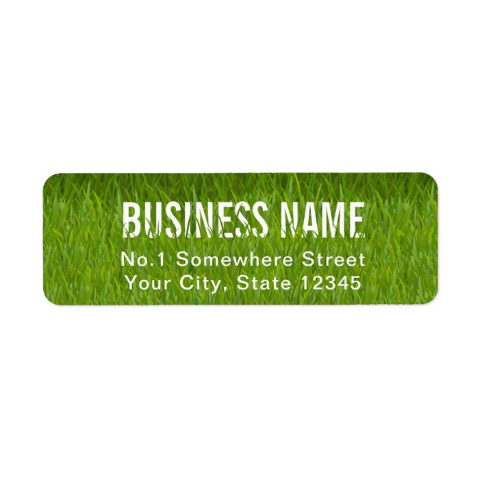 Lawn Care & Landscaping Service Green Label | Zazzle