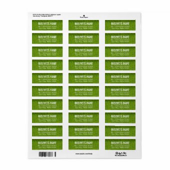 Lawn Care & Landscaping Service Green Label | Zazzle