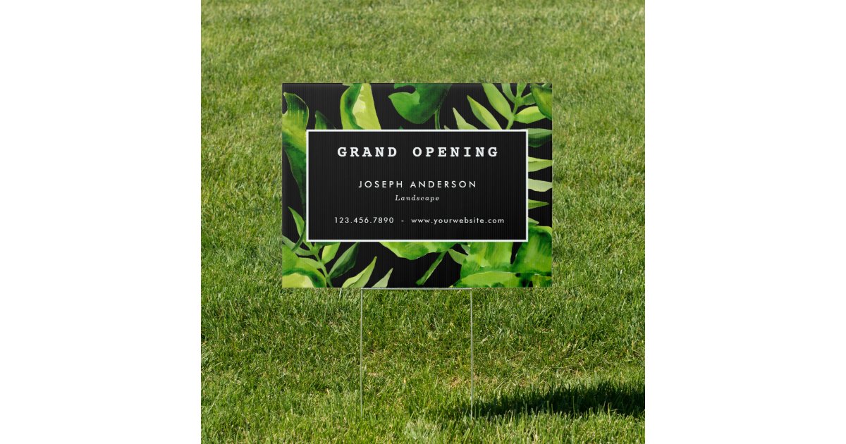 Lawn Care Mowing Professional Business Sign | Zazzle