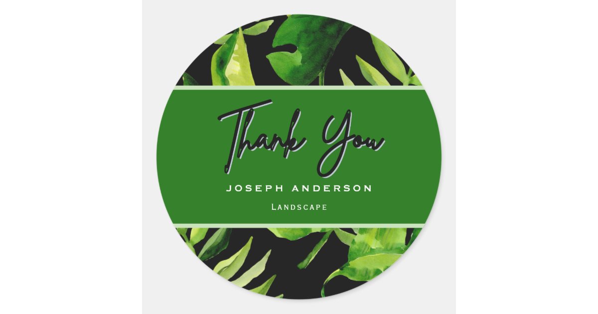 Lawn Care Mowing Professional Classic Round Sticker | Zazzle