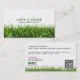 Lawn/Garden Service Green Grass QR Code & Socials Business Card | Zazzle
