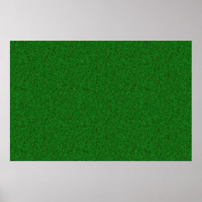 Lawn grass texture background poster | Zazzle