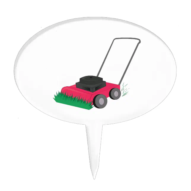 Lawn Mower Cake Topper | Zazzle