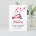 Lawn Mower Kids Valentines Day Note Card | Zazzle