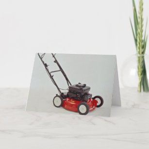 Lawn Mower Cards | Zazzle