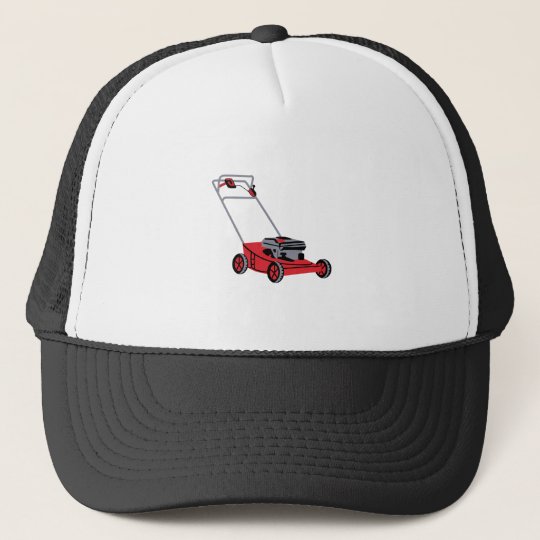LAWN MOWER TRUCKER HAT | Zazzle.com