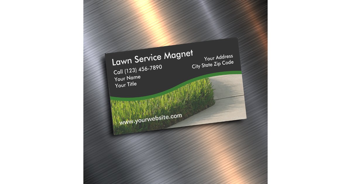 Lawn Service Business Magnets | Zazzle