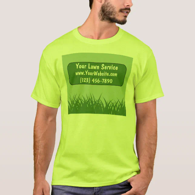 Lawn Service Work Shirts | Zazzle