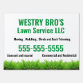 Lawn Service Yard Sign | Zazzle