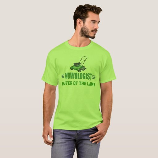Lawn Yard Mowing, Mow Lawns, Landscaping Lawn Care T-Shirt | Zazzle