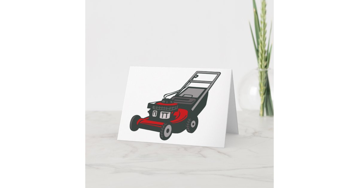 Lawnmower Card | Zazzle