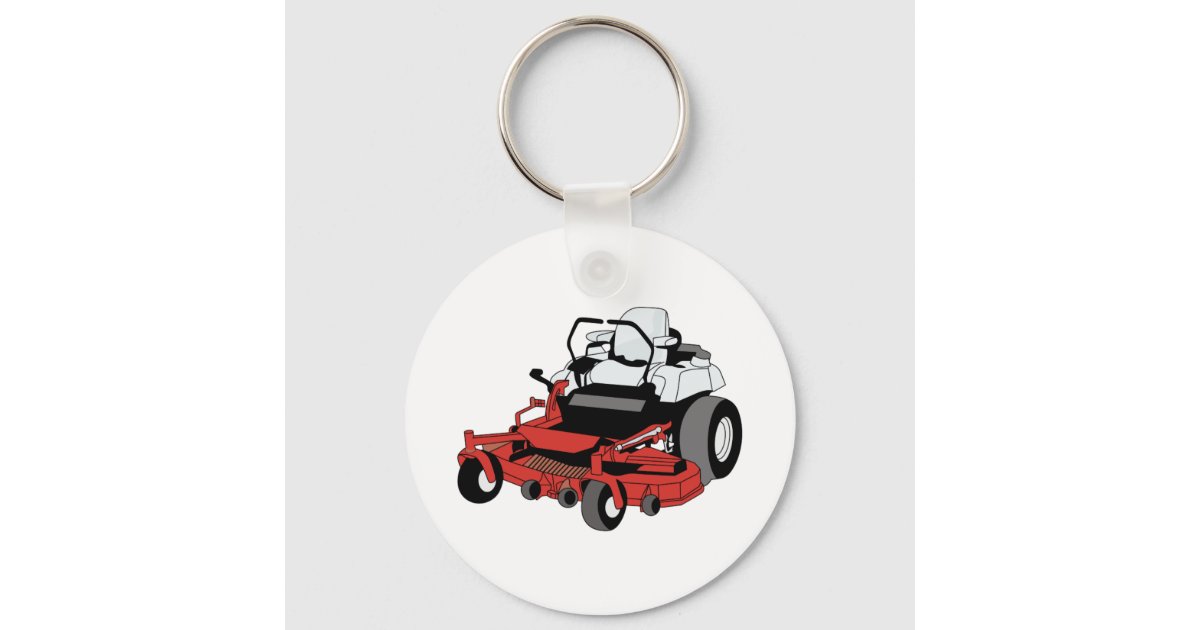Lawnmower Keychain | Zazzle