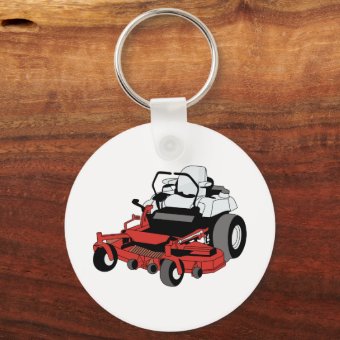 Lawnmower Keychain | Zazzle