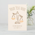 Lawyer | Attorney | Judge | Law Firm / Office Invitation | Zazzle