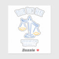 Lawyer | Attorney | Judge | Law Firm / Office Sticker | Zazzle
