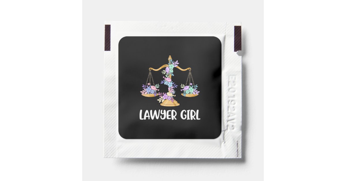 Lawyer Girl Hand Sanitizer Packet | Zazzle