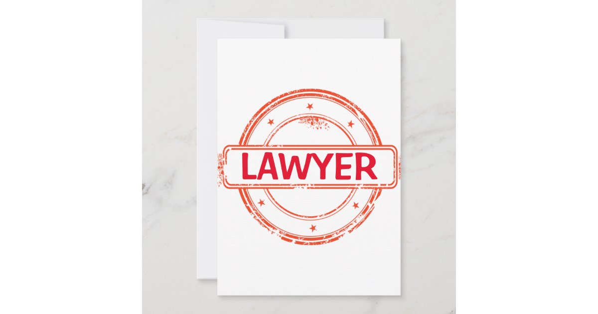 Lawyer invitation | Zazzle